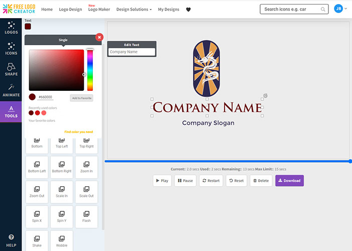 Free Logo Animator - Animation Maker